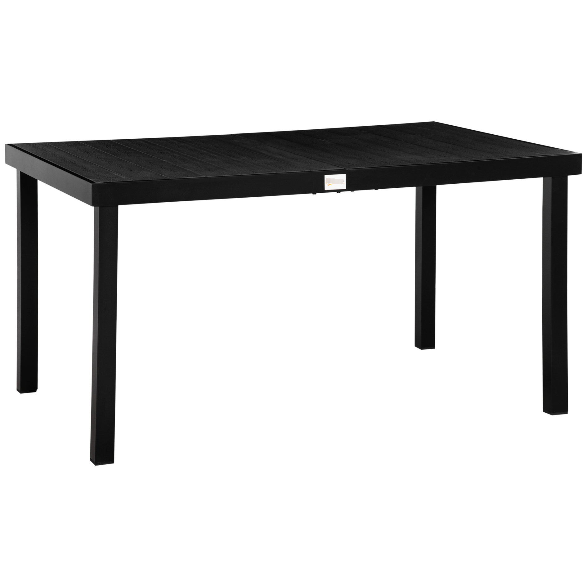 Black Woodgrain Table | Used for Outdoor Entertaining and Family ...