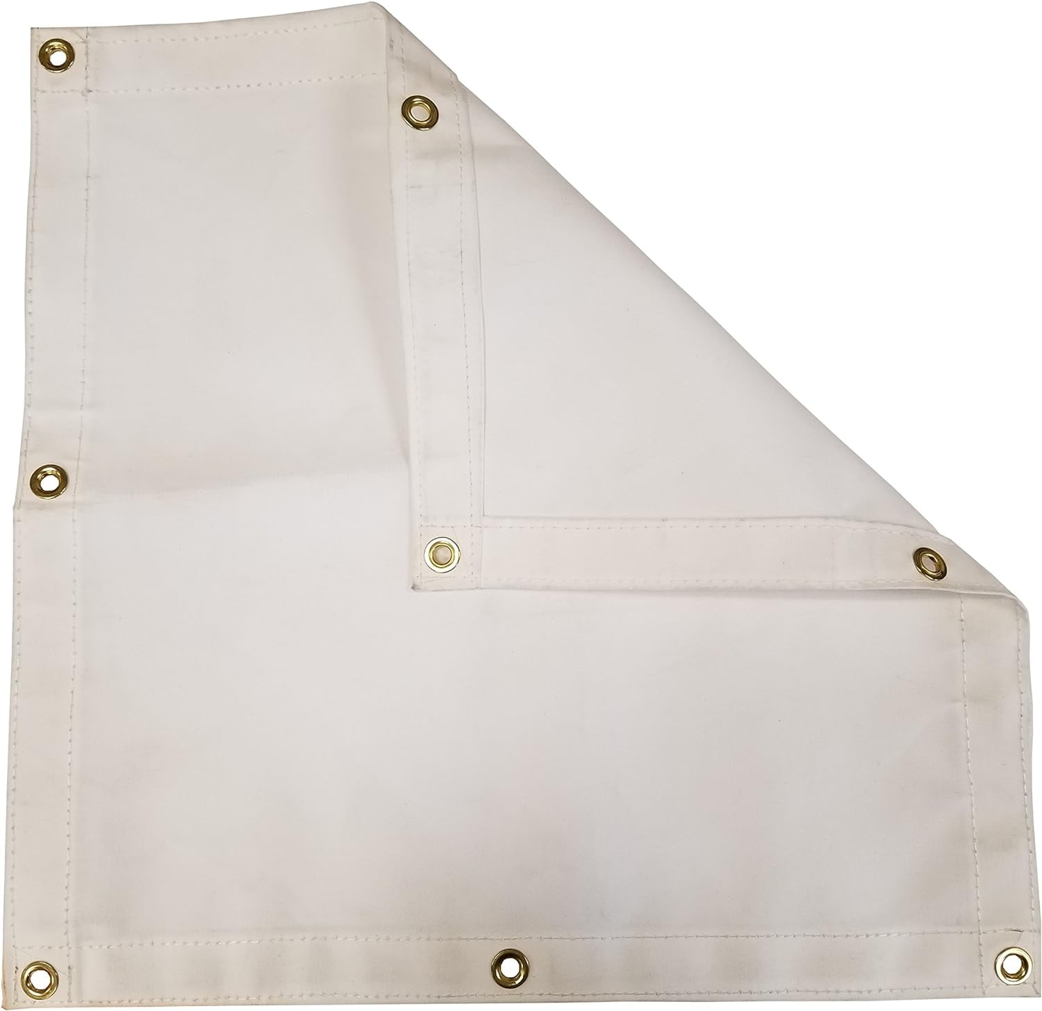 White Workhorse Polyester Canvas Tarp 14 Ft. X 20 Ft. - 14.5 Oz ...