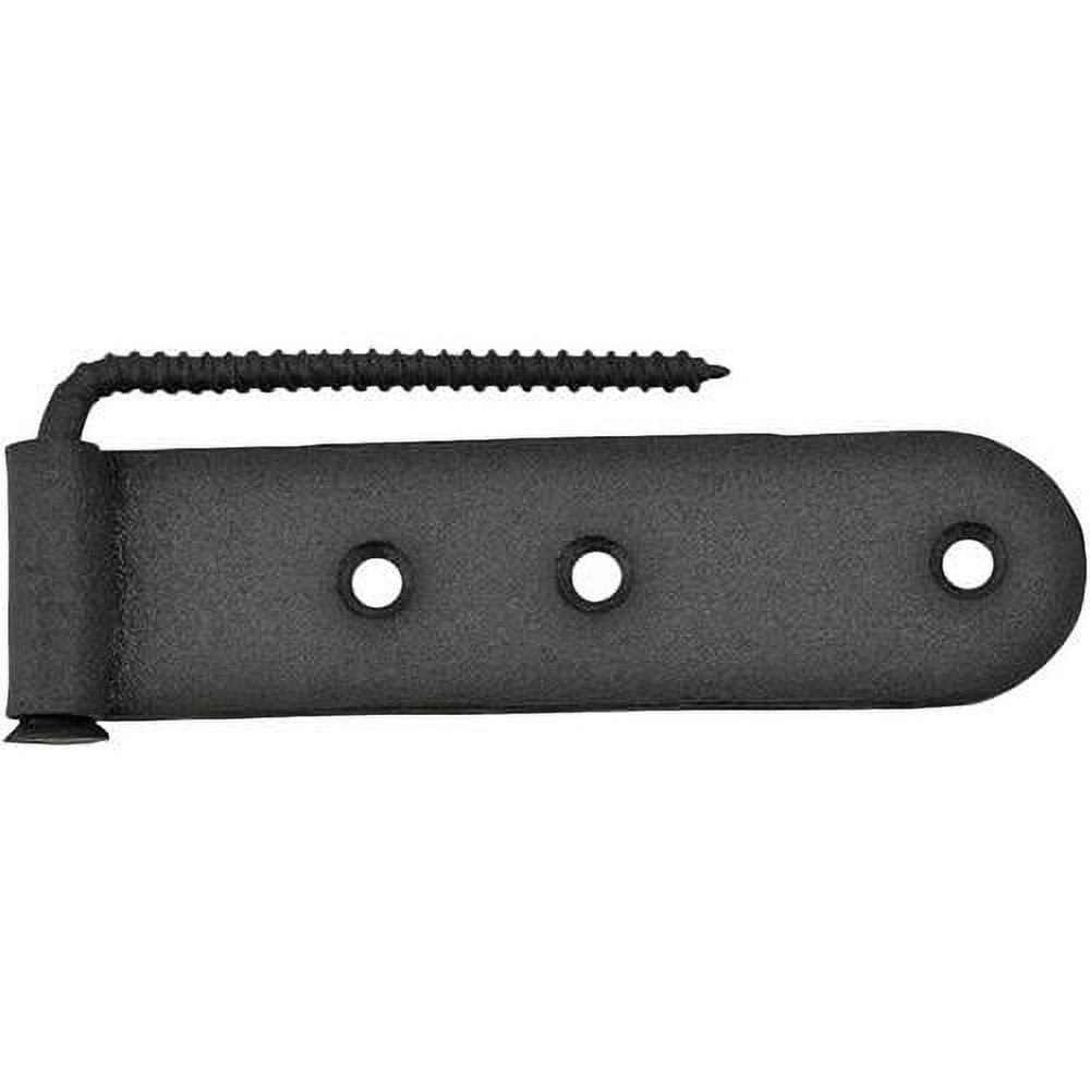 Black Wrought Iron Shutter Strap Hinge 4 In Galvanized Gate Strap ...