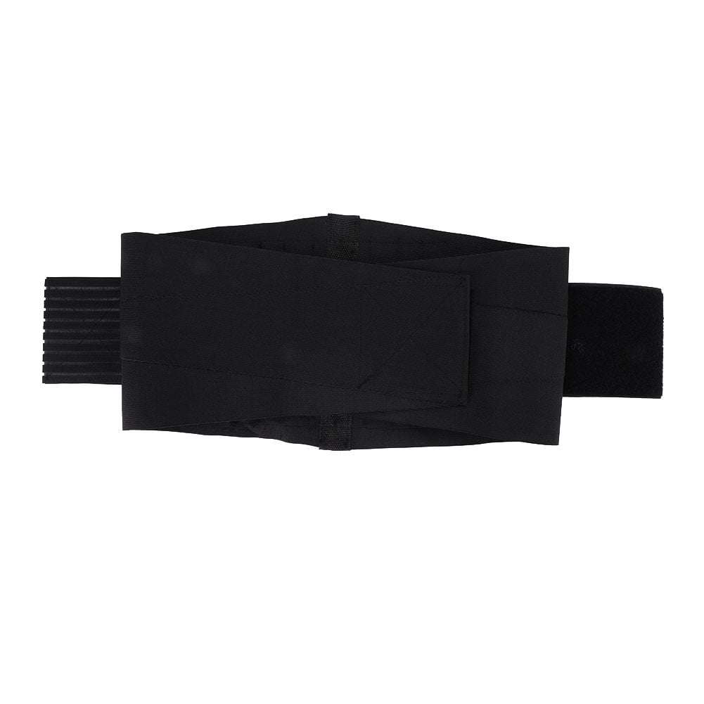 Black XL Adjustable Abdominal Back Support Belt for Waist Strain Relief ...