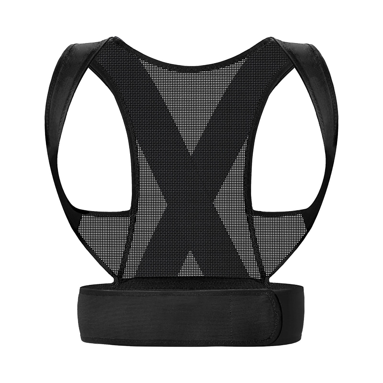 Black XL Posture Corrector For Adults Invisible Back Straightener Belt ...