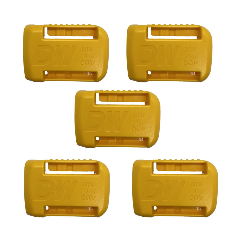Black/Yellow Battery adapter for DeWALT 20v Max 18v dock power ...