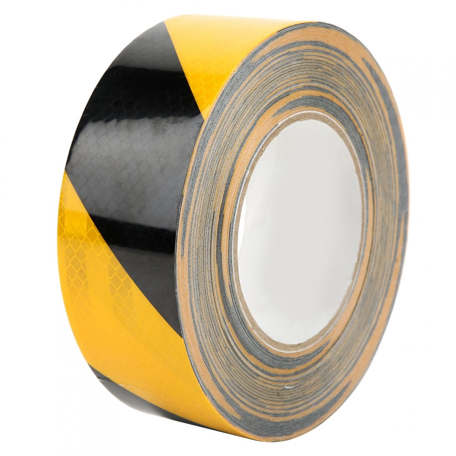 Black Yellow Highlight Reflective Safety Warning Self Adhesive Tape ...