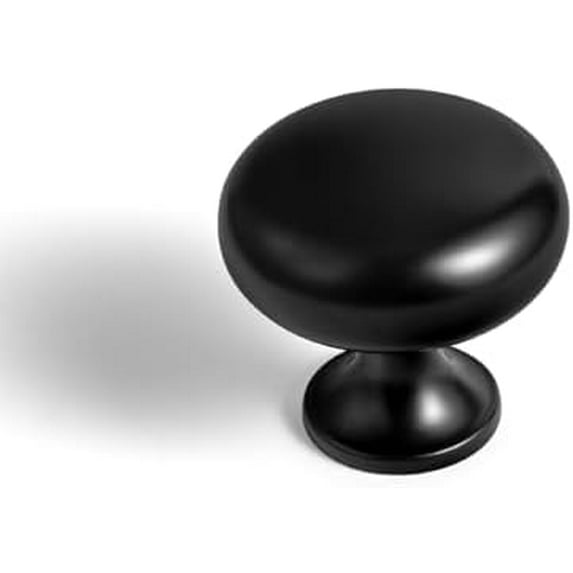 Black Zinc Alloy Cabinet Enlarged knob - Single Hole Center Affordable ...