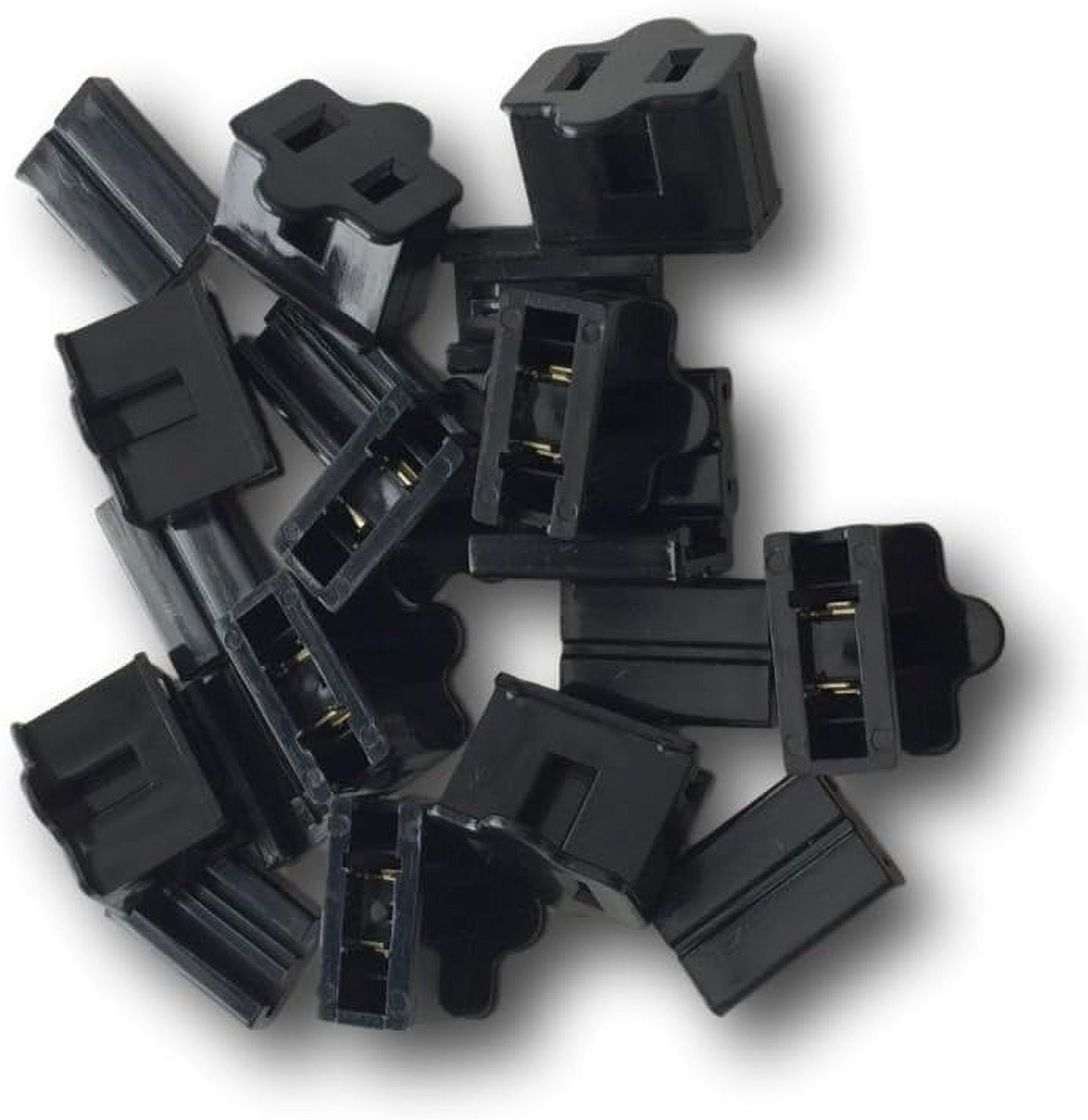 Black Zip Plug Female SPT1 - Female Gilbert Plug - Vampire Plug SPT-1 ...