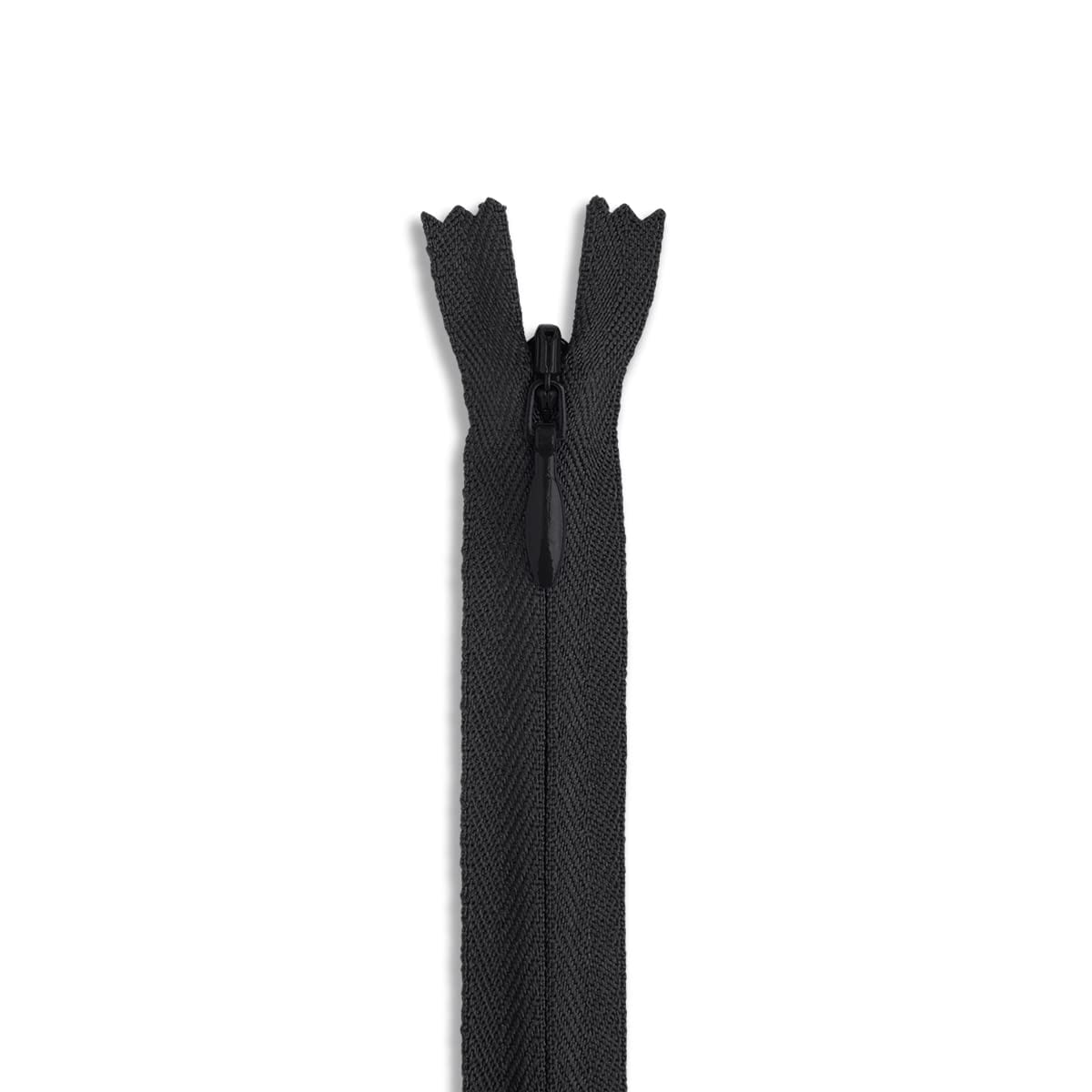 Black Zipper 8 inch Invisible Zipper Heavy Duty Zippers Non Separating ...