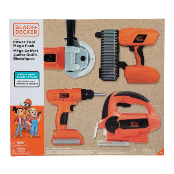 Black and Decker Power Tool Mega Pack Pretend and Play Tool Set ...
