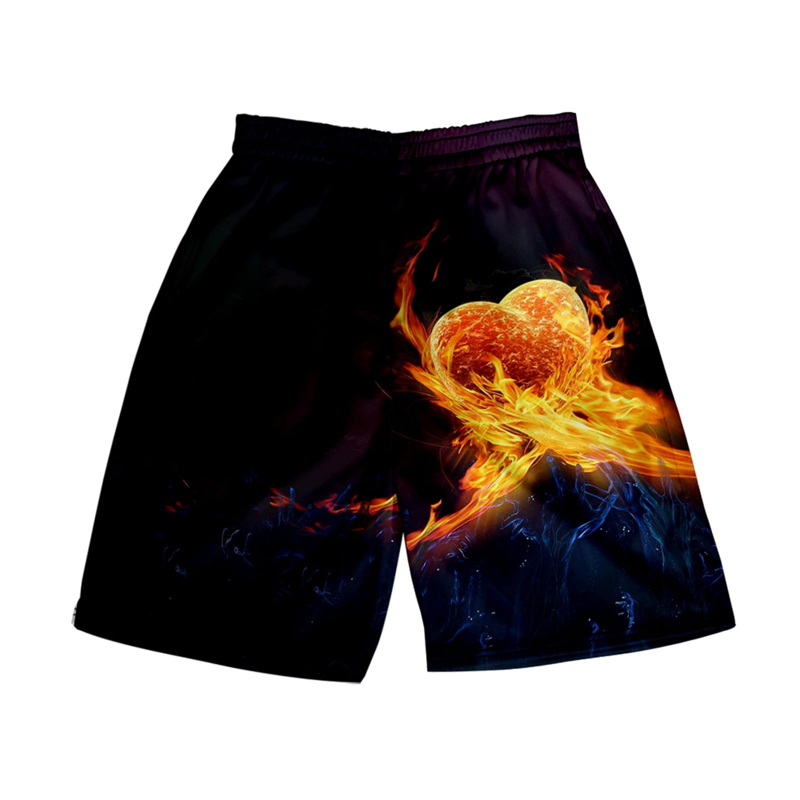 2025 Clearance! asdoklhq Swim Trunks for Men,3D Printed Shorts Men's ...