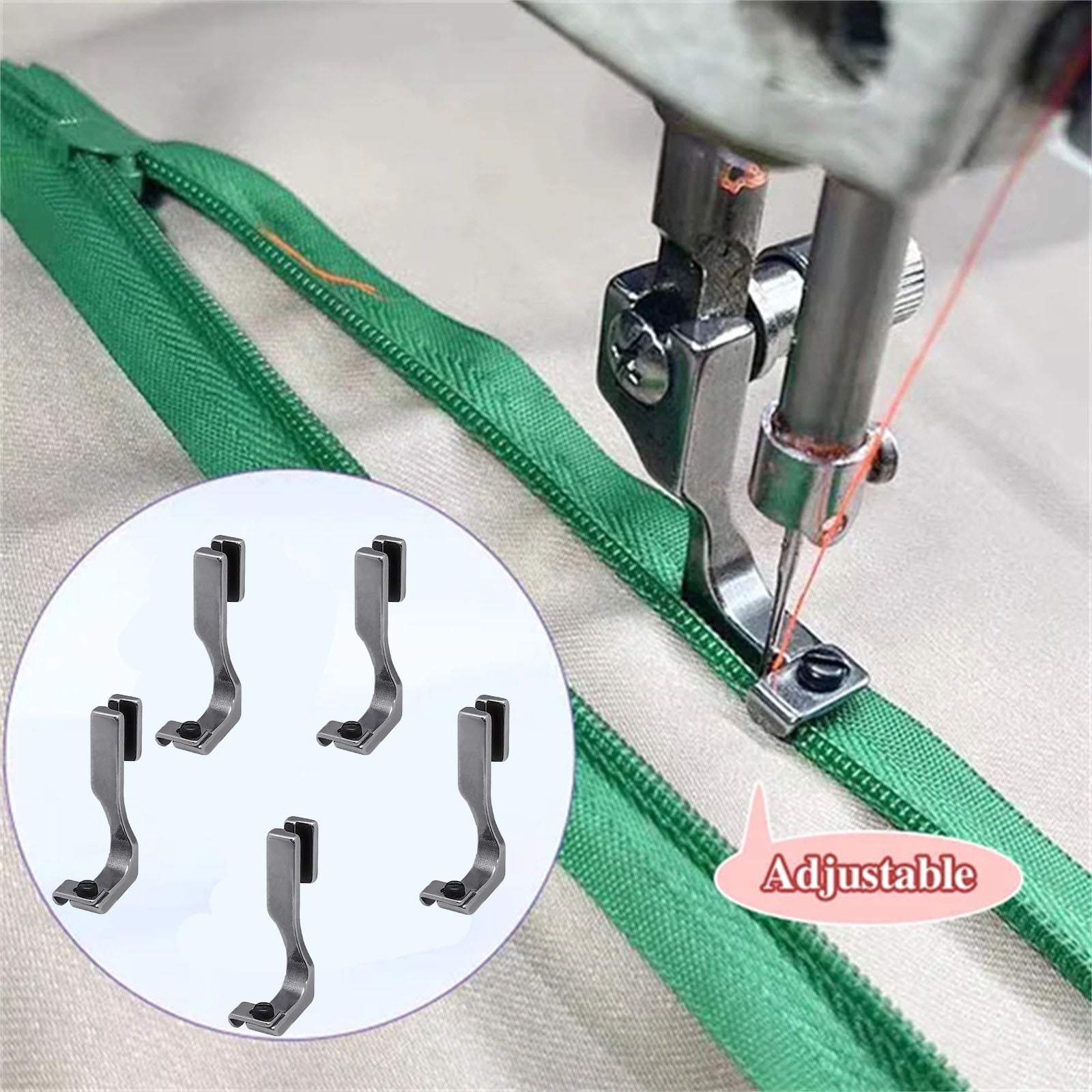 Ihhxbz 5pc Elastic Cord Fabric Stretch Domestic Sewing Machine Foot ...