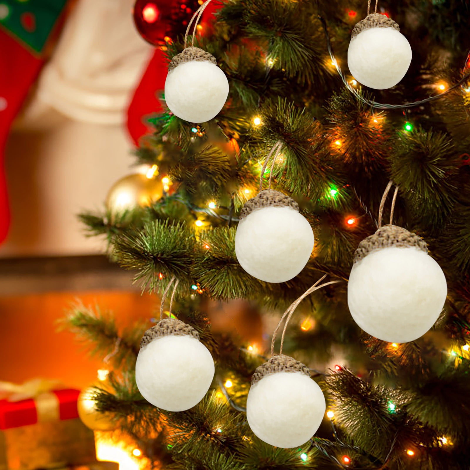 Ihhxbz Felted Acorns with Natural Acorns Cap - Walmart.com