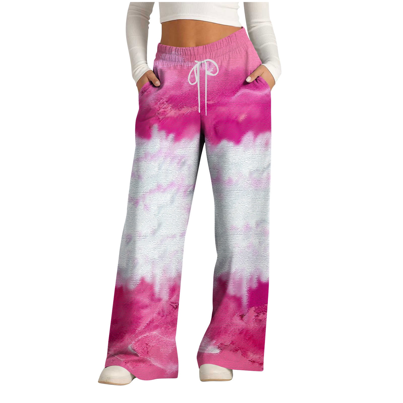 CaiJunJia Clearance No Boundaries Wide Leg Sweatpants for Women 2024 ...