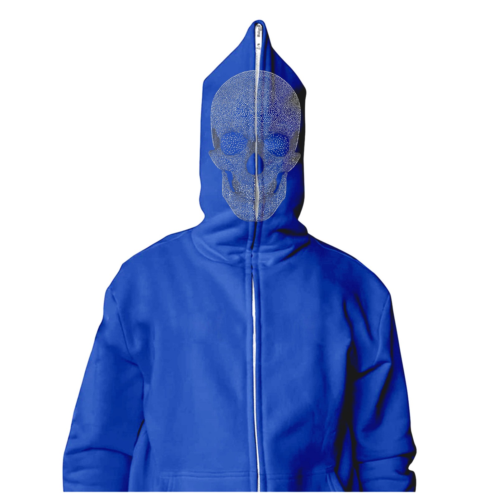 Dihao Halloween Jackets for Women Plus Size Sparkle Skull Hoodies Women ...