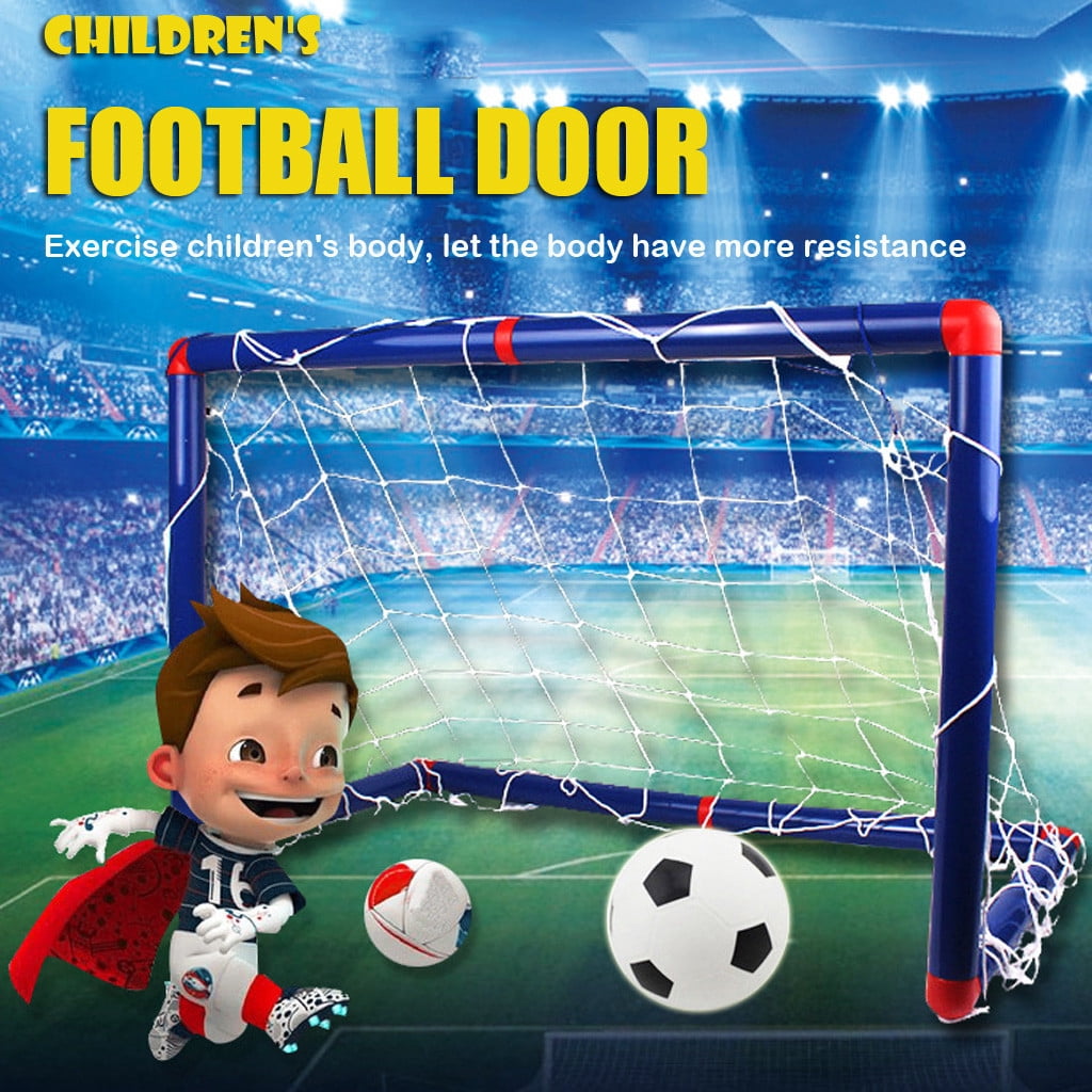 Black and Friday Toy Deals Portable Kids Football Goal Door Gate Baby ...