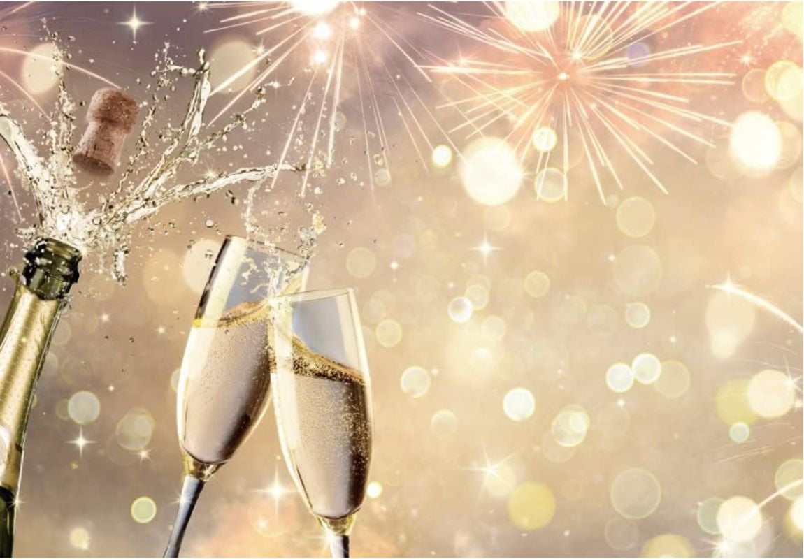 Black and Gold Glitter Backdrop Birthday Wedding Prom Bridal Shower ...