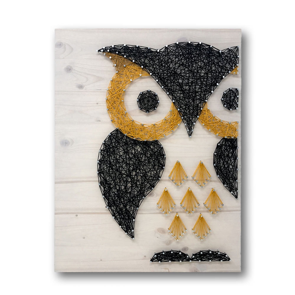 Black and Gold Owl String Art Kit - Walmart.com