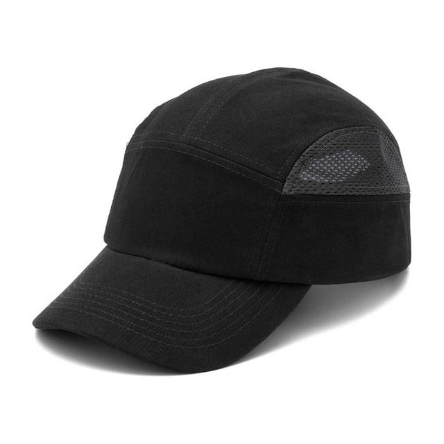 Black and Gray Baseball Bump Cap - Walmart.com