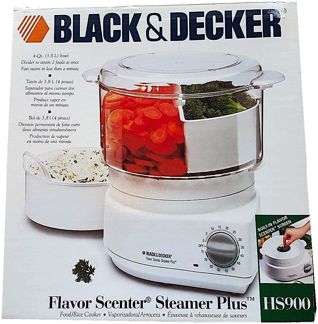 Black and Handy Food Steamer Plus and Rice Cooker Hs90 - Walmart.com