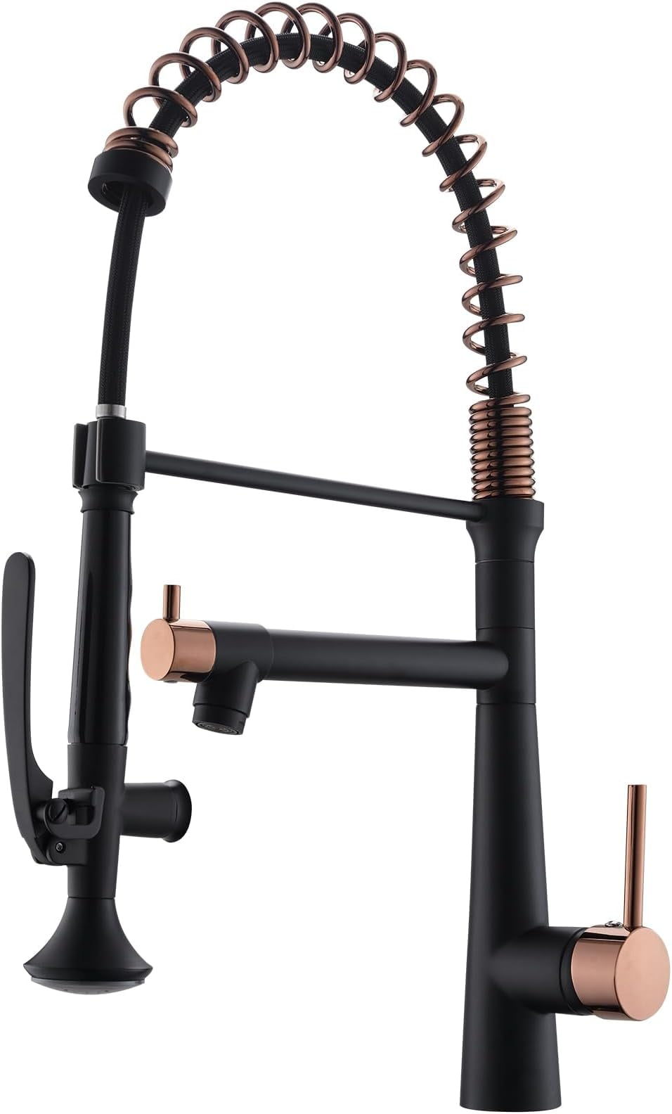 Black and Kitchen Faucet - Matte Black Kitchen Faucet Commercial Single ...