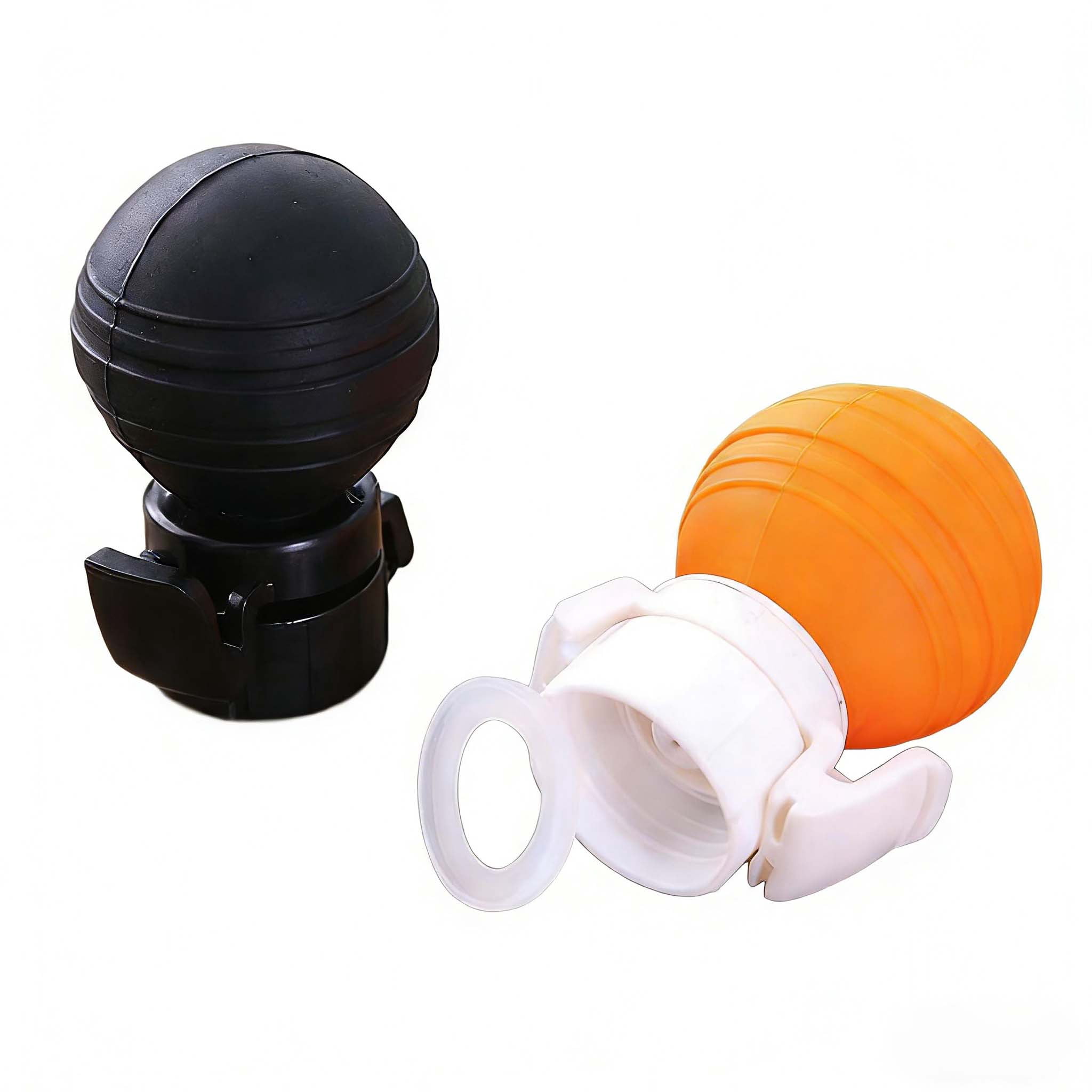 Black and Orange Set Carbonated Beverage Silicone Ball Soda Carbonation ...