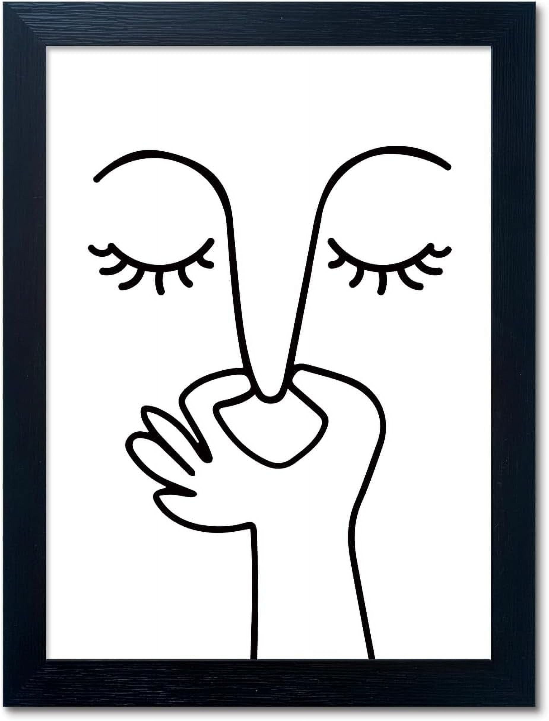 Black and White Bathroom Wall Decor Bad Smell Humorous Wall Art Funny ...