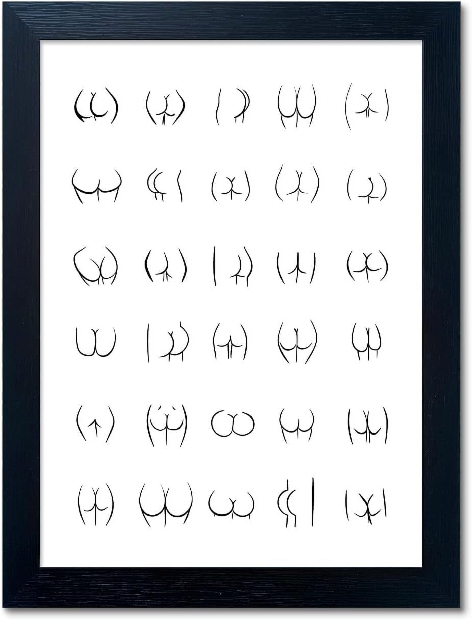 Black and White Bathroom Wall Decor Bad Smell Humorous Wall Art Funny ...