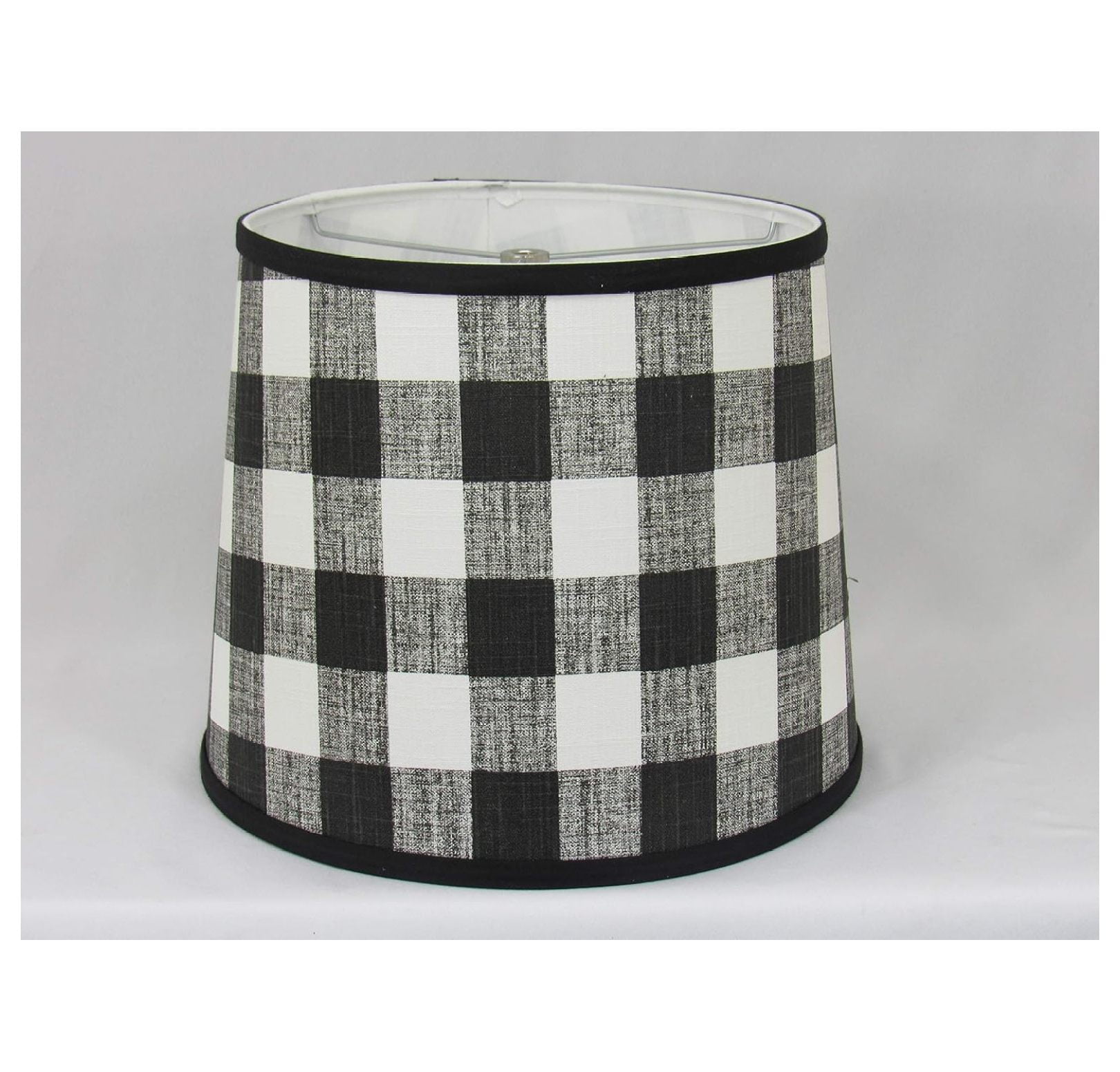 , Black and White Buffalo Check Shade, 14",Hardback, Washer Fitter ...