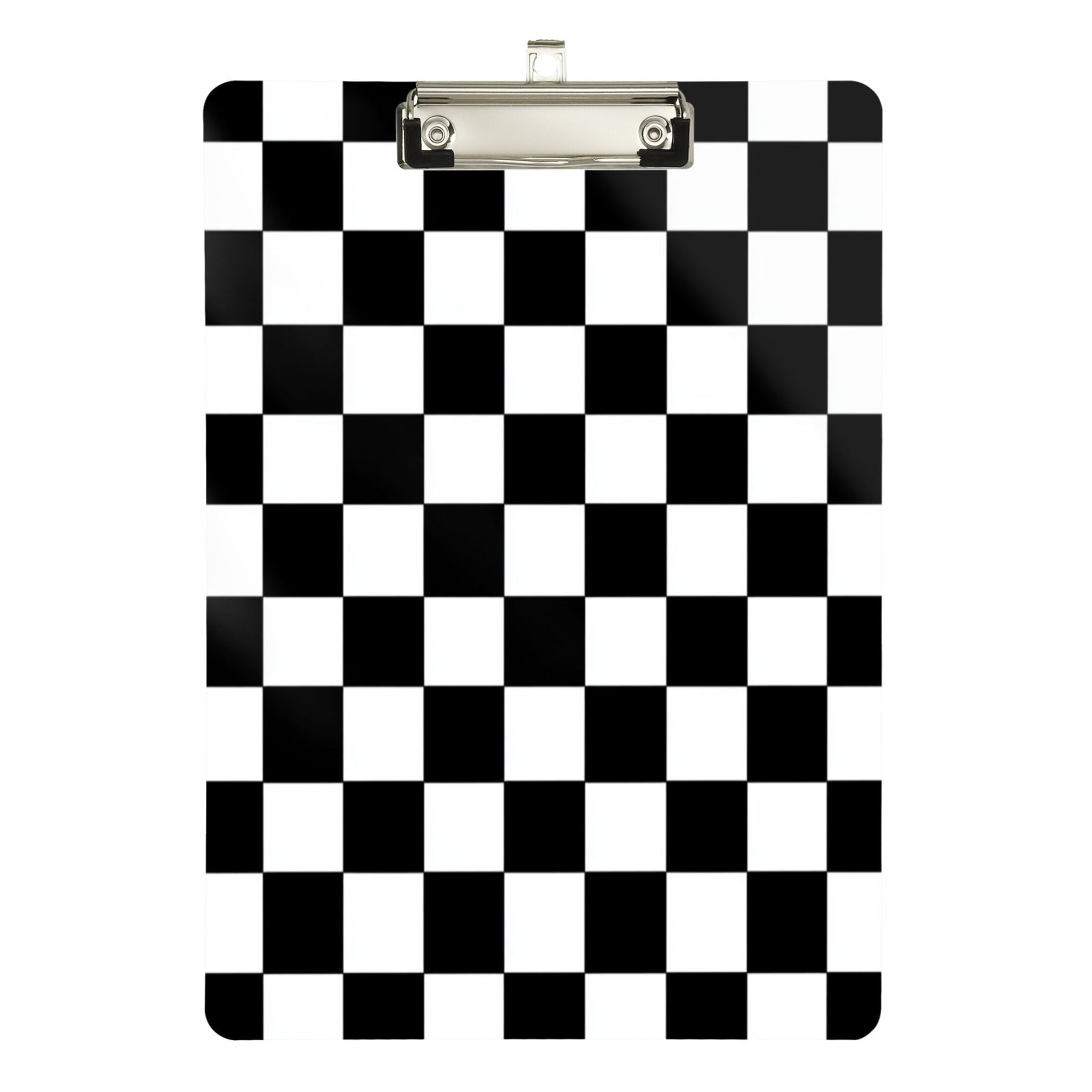 Black and White Check Acrylic Clipboards A4 Standard Size Clipboard 12. ...