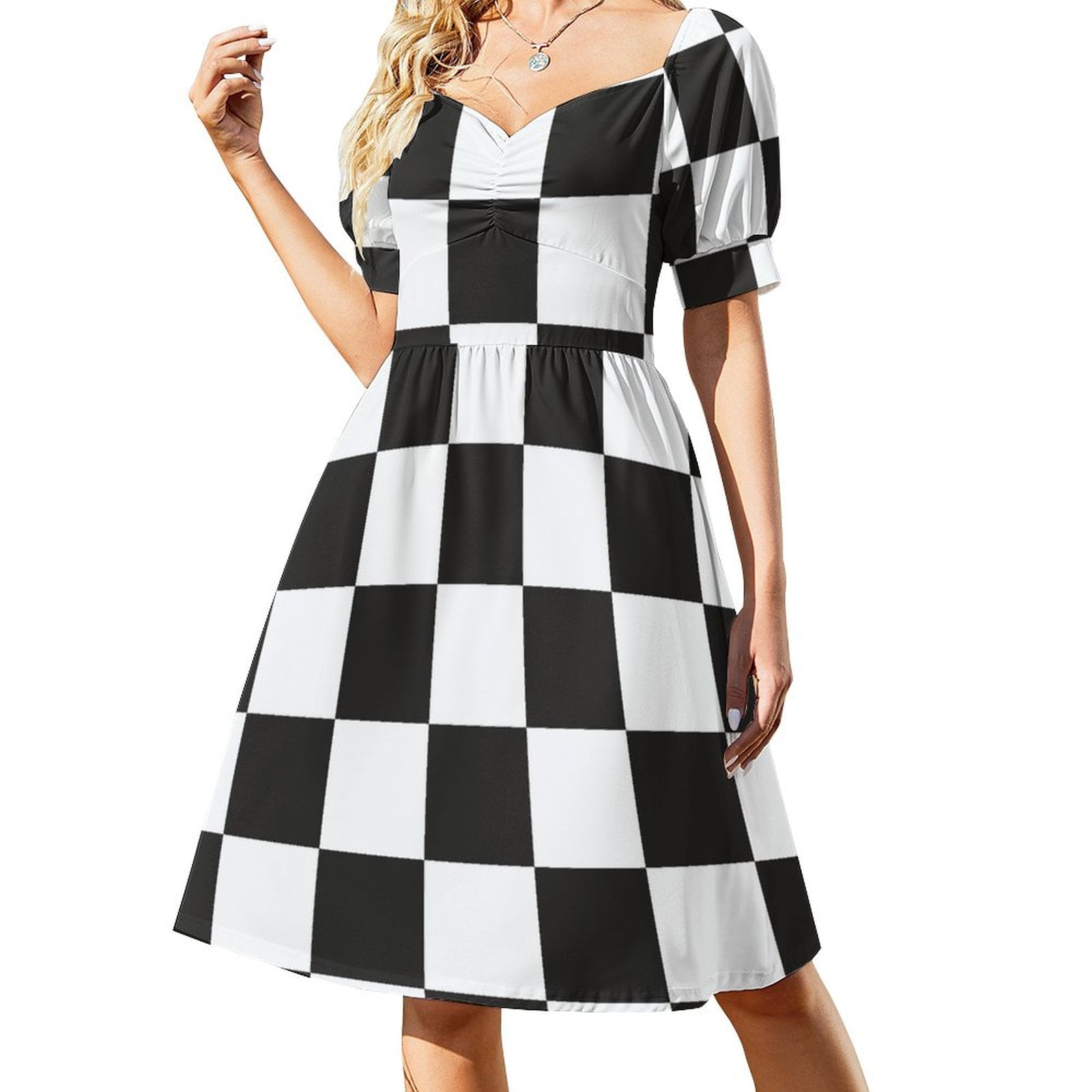 Black and White Checkerboard Chess square pattern HD High Quality ...