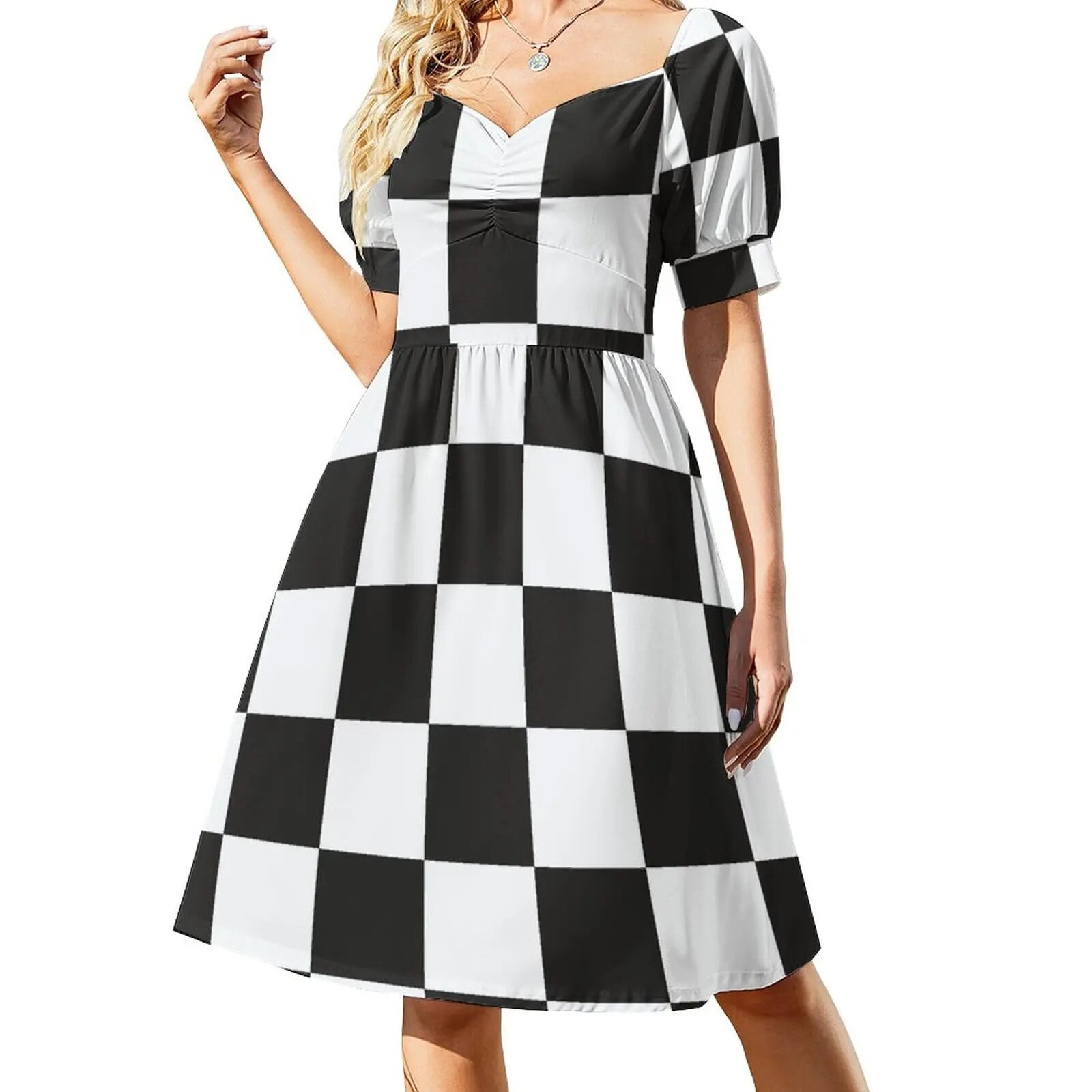 Black and White Checkerboard Chess square pattern HD High Quality ...