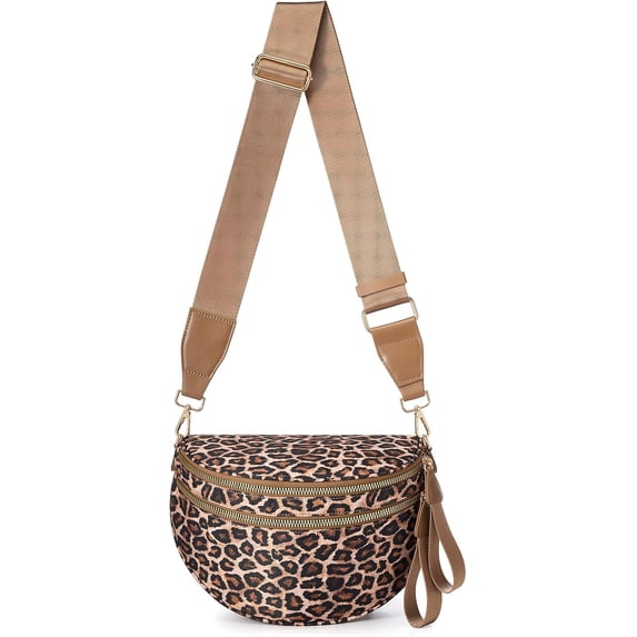 Black and White Checkered Crossbody Bag Bum Bag for Women,Spacious ...