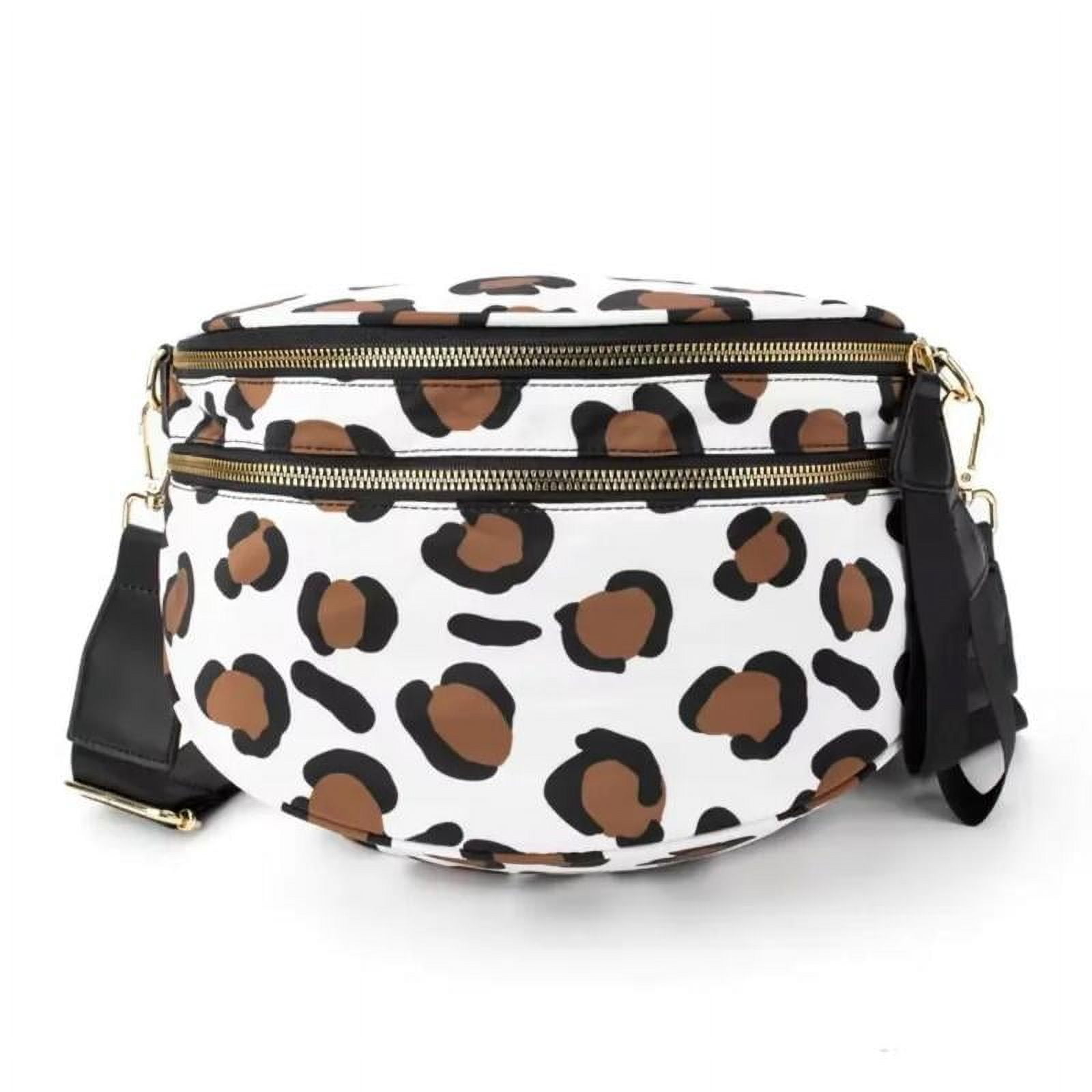 Black and White Checkered Nylon Bum Bag Plus Size Friendly Fanny Pack ...