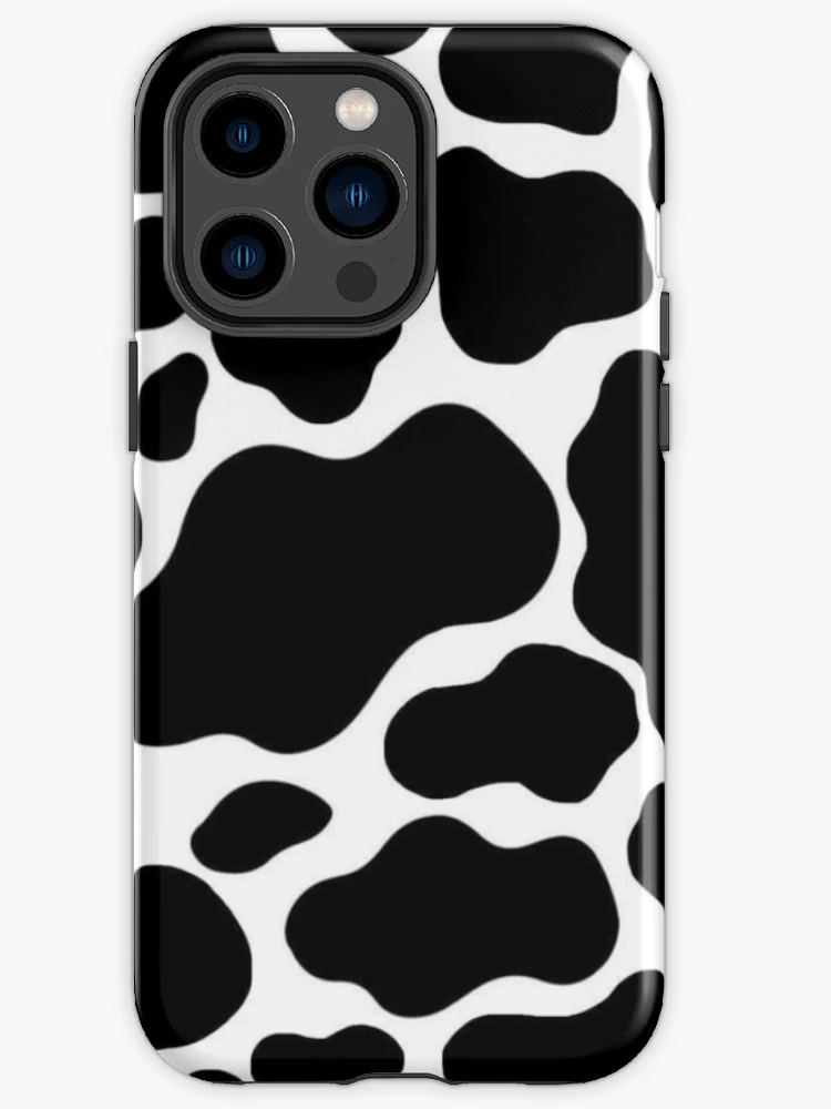 Black and White Cow Pattern iPhone Case with Farm Animal Design for 11 ...