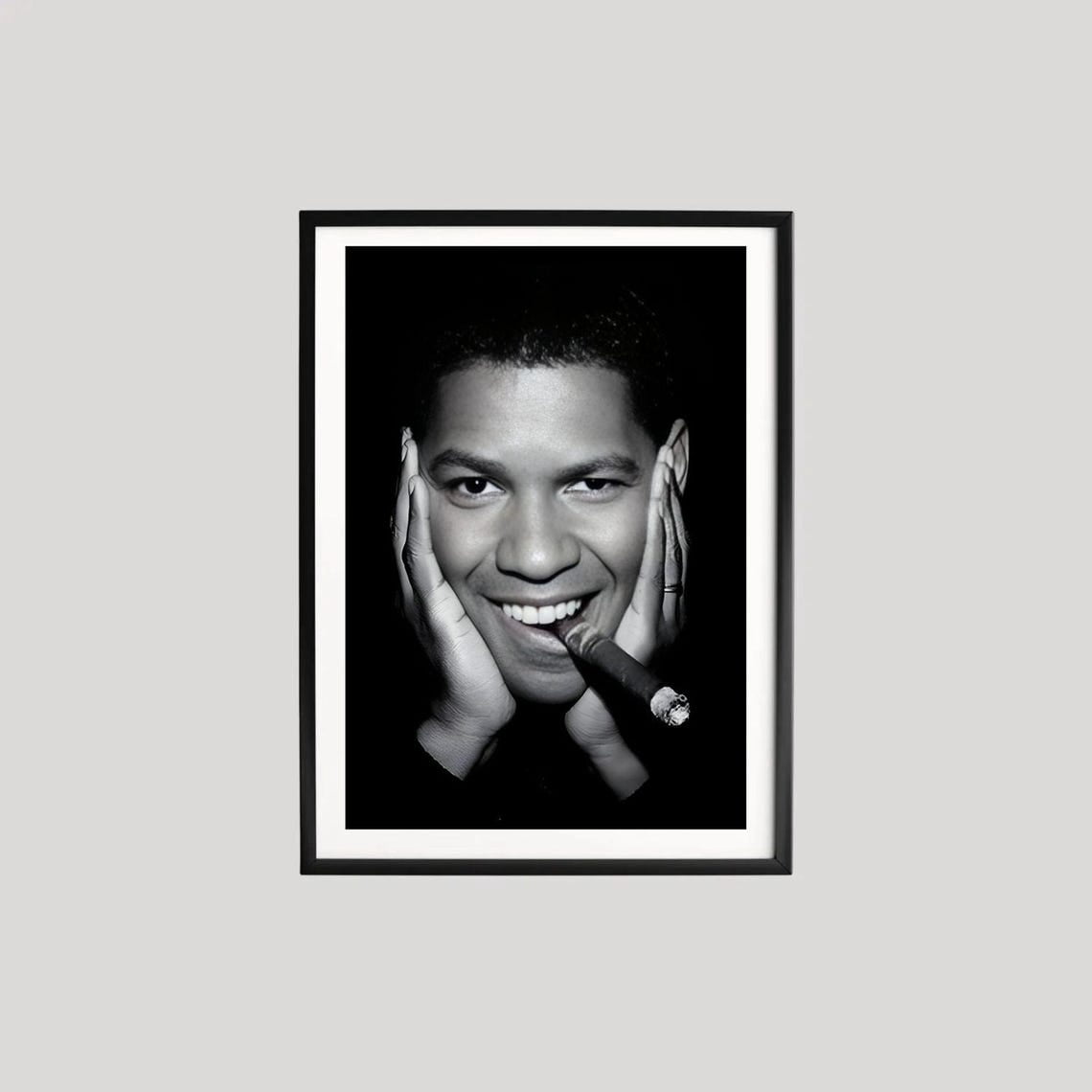 Black and White Iconic Portrait Photography Legend Wall Art, Unframed ...