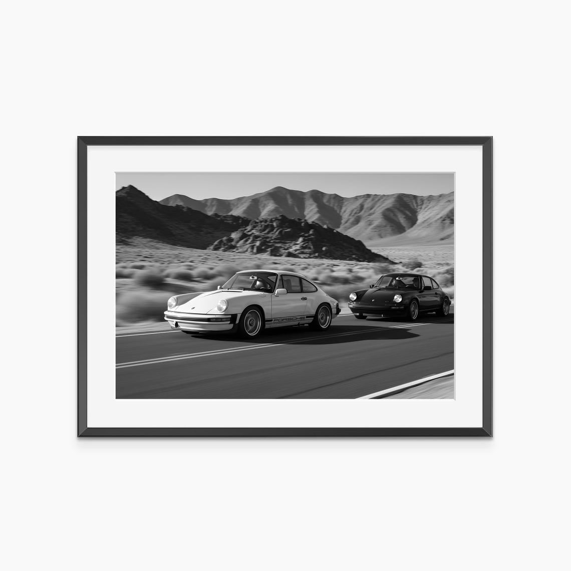 Black and White Landscape Summer Scene Photography Museum Quality Wall ...