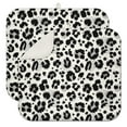 Black and White Leopard Pattern Dish Drying Mat for Kitchen 1 Pack ...