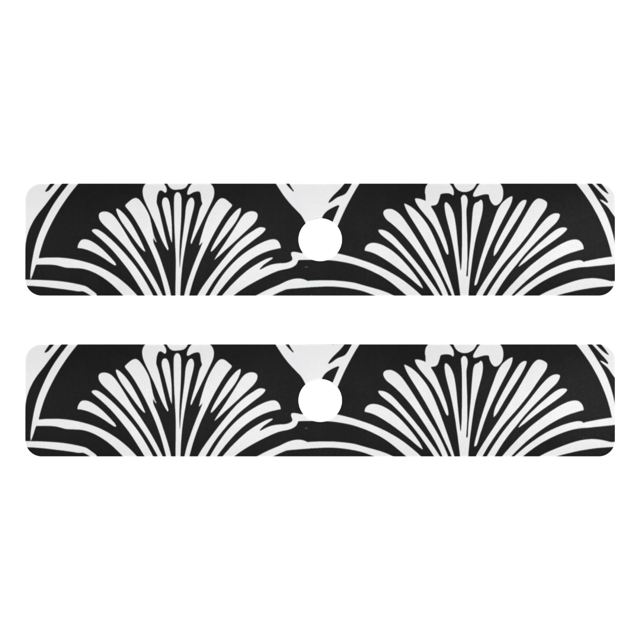 Black and White Line Shell Kitchen Sink Splash Guard, Silicone Sink ...