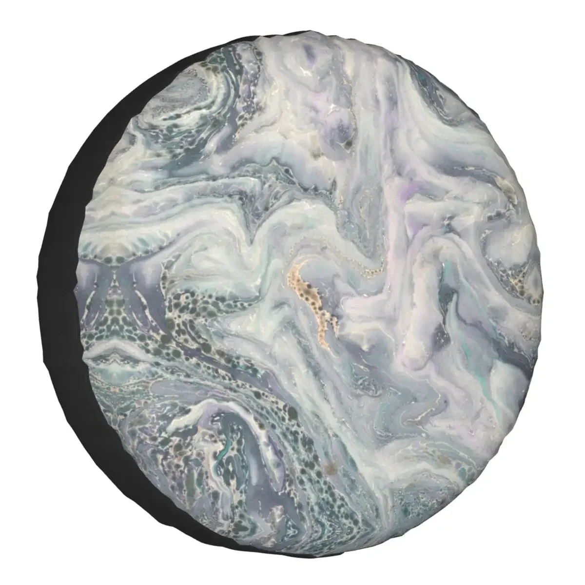 Black and White Marble Texture Spare Wheel Tire Cover Case for ...