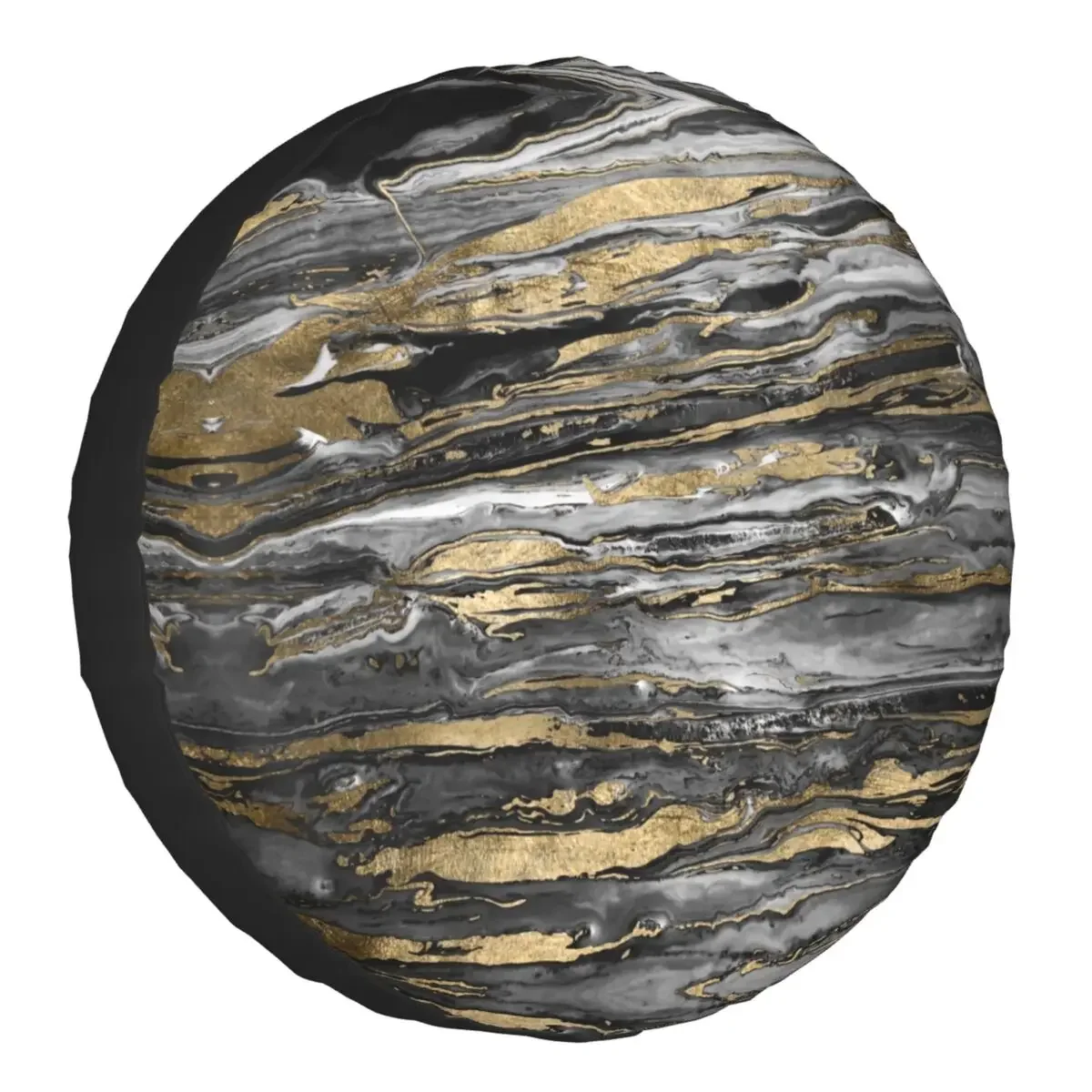 Black and White Marble Texture Spare Wheel Tire Cover Case for ...