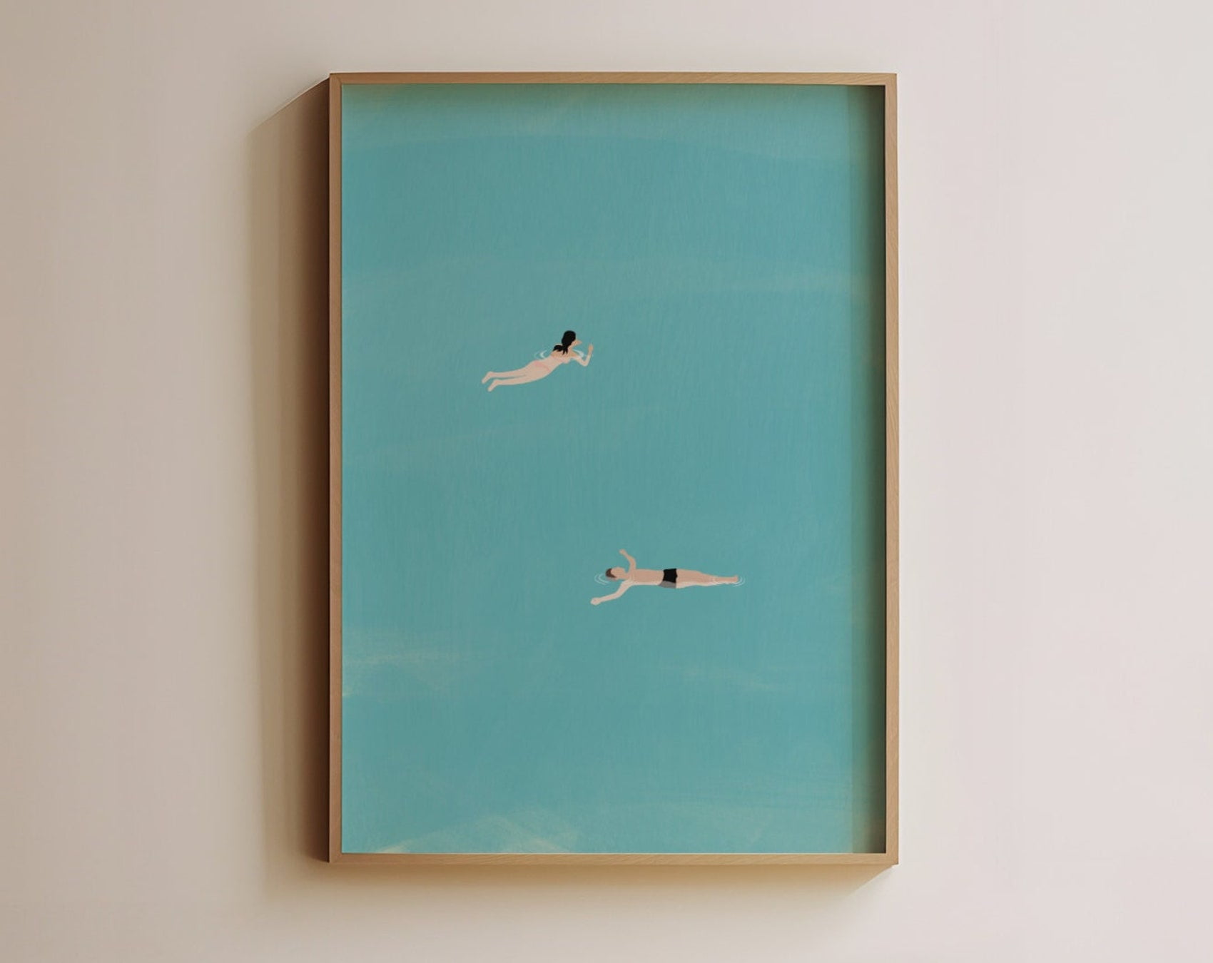 Black and White Ocean Wave Print | Abstract Beach House Decor Wall Art ...