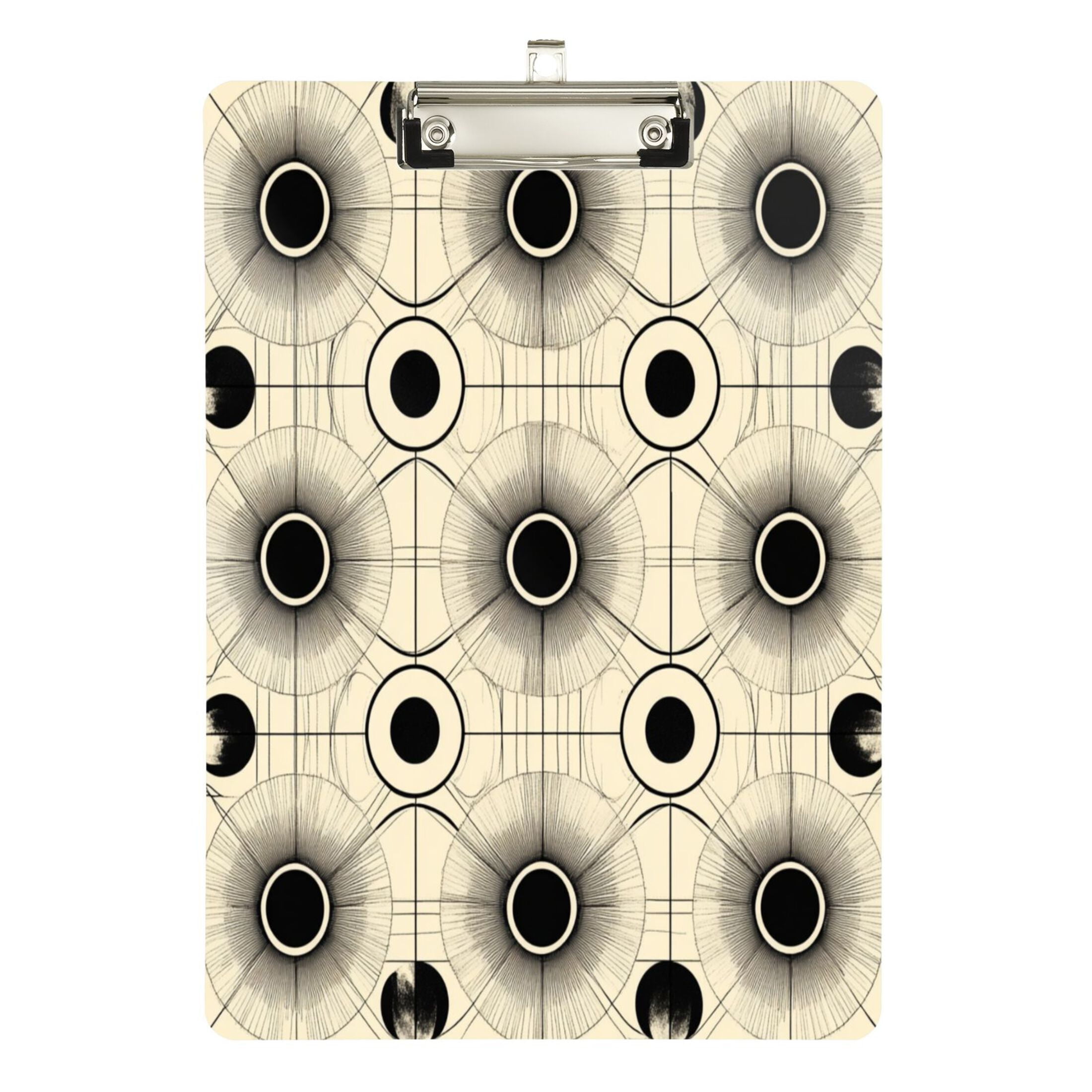 Black and White Pattern Acrylic Clipboards A4 Standard Size Clipboard ...