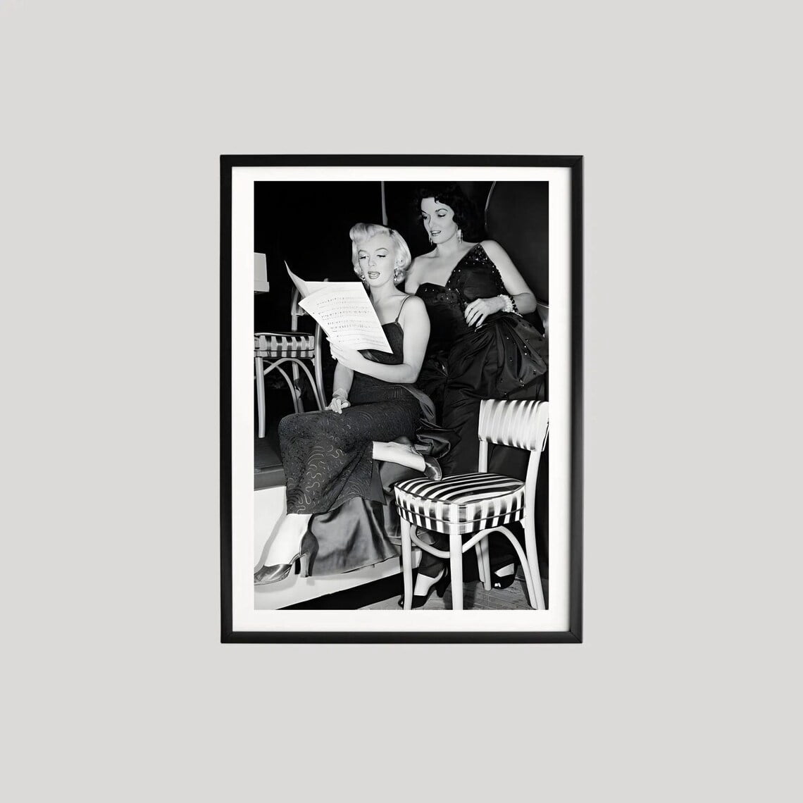Black and White Photography Gentlemen Prefer Blondes Scene Elegant ...