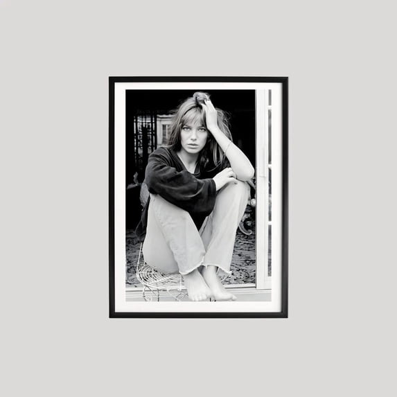Black and White Photography Vintage Wall Art Retro Fashion Icon ...