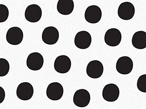 Black and White Polka DMF15 Dot Tissue Paper - 20 Inch x 30 Inch - 48 ...
