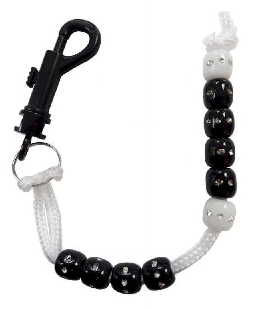 Black and White Rhinestone Bead Counter for Golf Scores - Easy to Clip ...