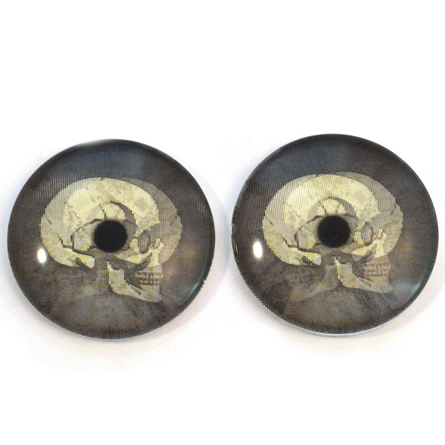 Black and White Skull Animated Glass Eyes - Walmart.com
