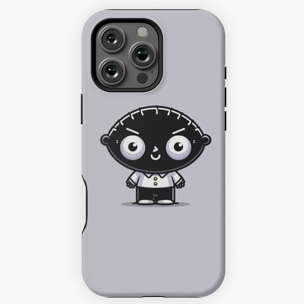 Black and White Stewie Photograph Phone Case for iPhone 16 15 14 13 12 ...