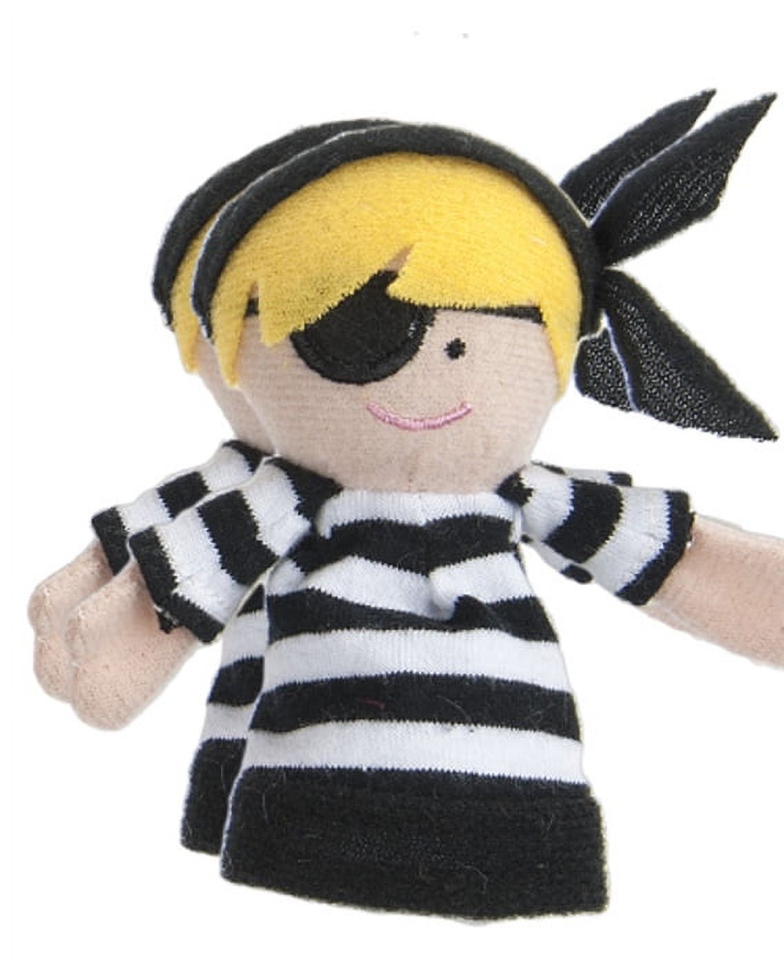 Black and White Striped Pirate Finger Puppet - By Ganz - Walmart.com