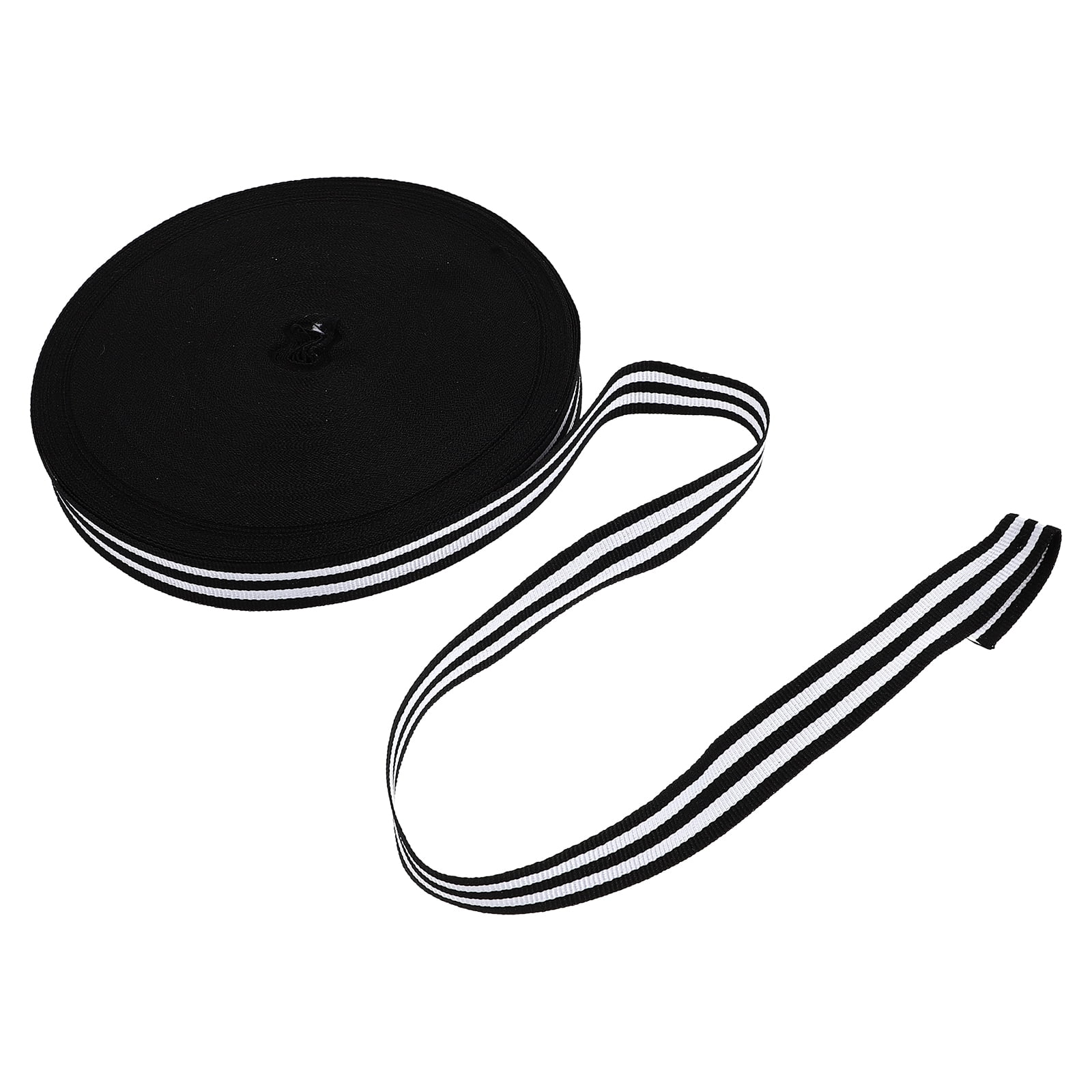 Black and White Striped Webbing Merry Christmas Ribbon New Year Ribbons ...