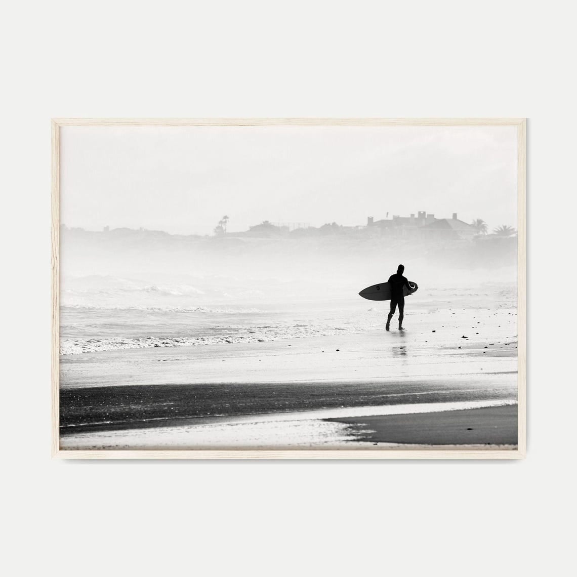 Black and White Surf Coastal Photography Dark Wave Ocean Landscape ...