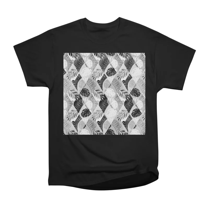 Black and White Tropical Diamonds T-Shirt Tee Gift For Him Merch For ...